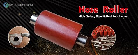Steel Nose Roller With Axle Roll Off Dumpster Parts Hy Envirotech