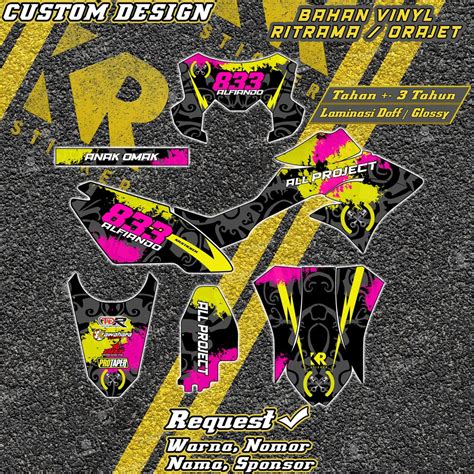 Jual Decal Fullbody Dtracker Custom Desain Stiker Dtracker Decal D