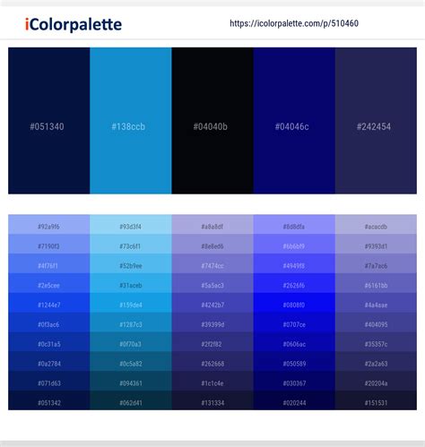 110 Latest Color Schemes With Navy Blue Color Tone Combinations 2022 Icolorpalette