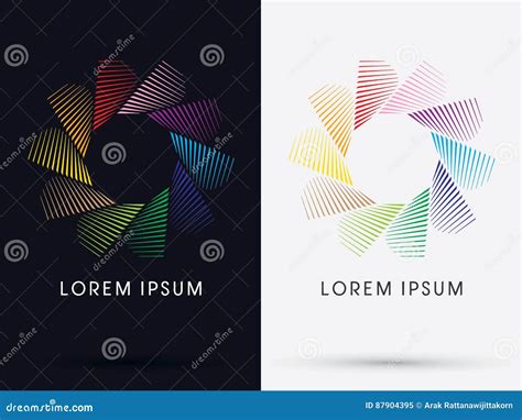 Abstract Cycle Logo Stock Vector Illustration Of Circle 87904395