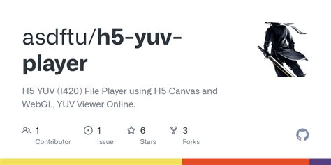 Github Asdftuh5 Yuv Player H5 Yuv I420 File Player Using H5 Canvas And Webgl Yuv Viewer