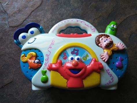 Htf Sesame Street Elmos World Toy Radio Vintage Works Plays Music Mr