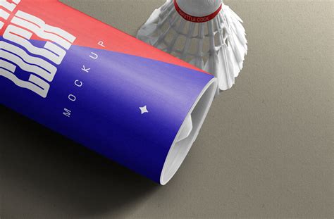 Professional Shuttlecock Box Mockups For Sports Zippypixels