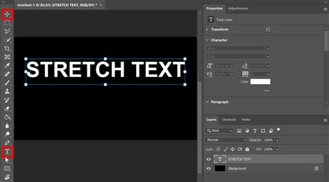 Create A Faded Stretched Text In Photoshop Edit With Kim