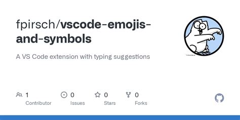 Github Fpirsch Vscode Emojis And Symbols A Vs Code Extension With Typing Suggestions