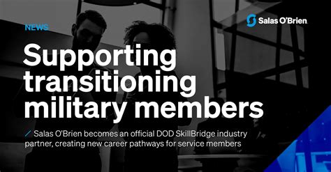Salas Obrien Partners With Dod Skillbridge To Strengthen Military