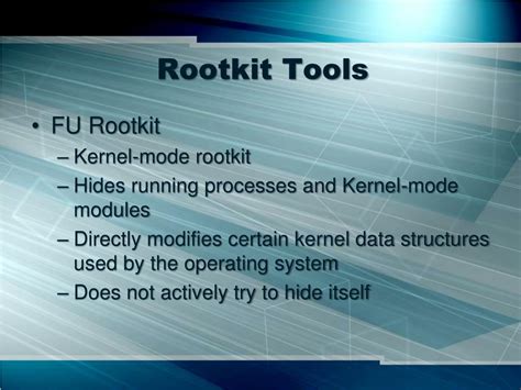 Ppt Root Kits And Windows Hardening Powerpoint Presentation Free Download Id1638093