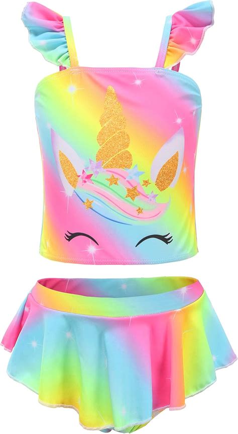 Akokvlar Two Pieces Swimsuit Mermaid Bikinis Tankini
