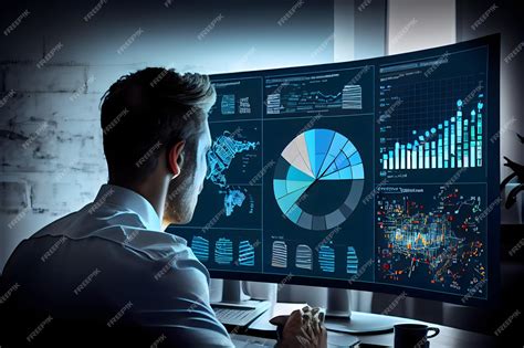 Premium Photo Business And Technology Data Analyst Working On Business Analytics Dashboard