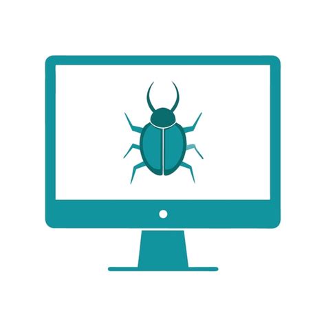 Technology Concept Flat Vector Style Illustration Featuring Debugging