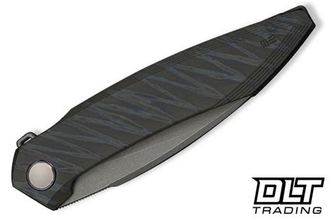 We Knife Company Fluxor Flipper 23071 3 Tiger Stripe Flamed Titanium