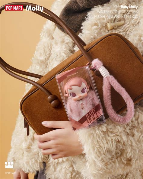Pop Mart 𝐁𝐚𝐛𝐲 𝐌𝐨𝐥𝐥𝐲 Is Ready For Winter ️ Fluffy Coat Facebook