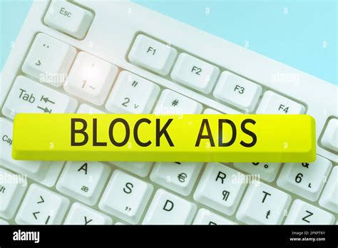 Inspiration Showing Sign Block Ads Internet Concept Program That Will Remove Different Kinds Of