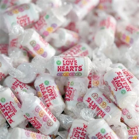 Love Hearts Mini Rolls Candy Pick And Mix Sweets Available In 250gm