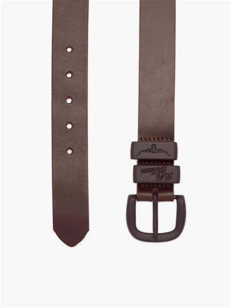 Rm Williams Drover Belt Chocolate Bsf5zch0801 Jacks On Olive