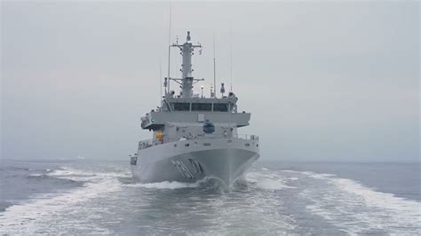 Abeking And Rasmussen Entrega O 1º Mcmv Classe Mhv 60 Para A Marinha Da