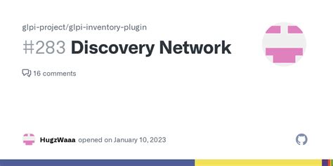 Discovery Network Issue Glpi Project Glpi Inventory Plugin GitHub