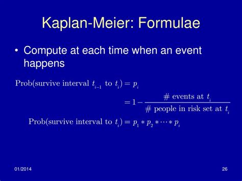 Ppt Epi 5344 Survival Analysis In Epidemiology Actuarial And Kaplan