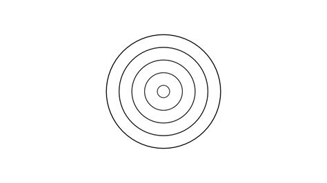 Animation Radio Wave Circle With White Background 9703603 Stock Video