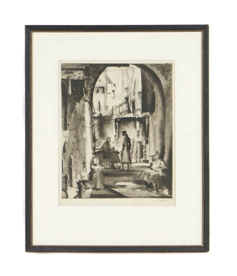 Sold At Auction Earl Horter Earl Horter American 1881 1940 Etching