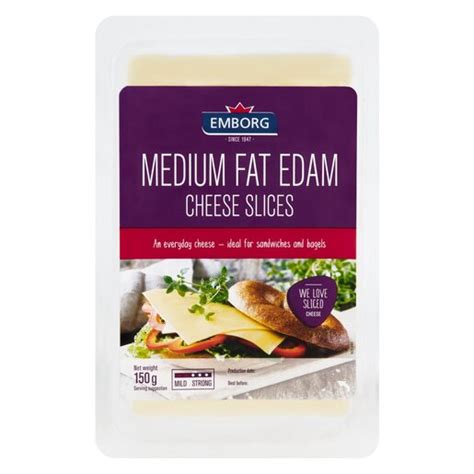 Emborg Edam Cheese Slices 150g Pnp