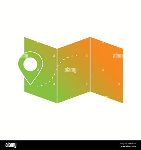 Mark On Maps Icon Cut Out Stock Images And Pictures Alamy