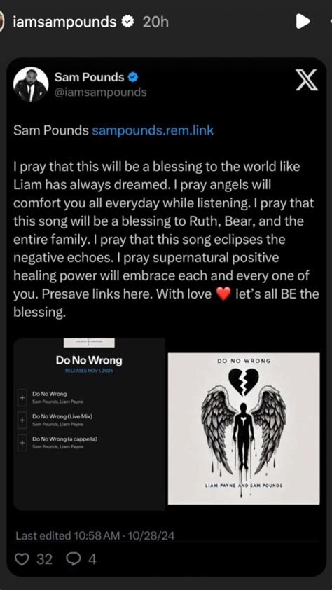 Liam Payne Latest First Posthumous Song Revealed With Heartbreaking Lyrics