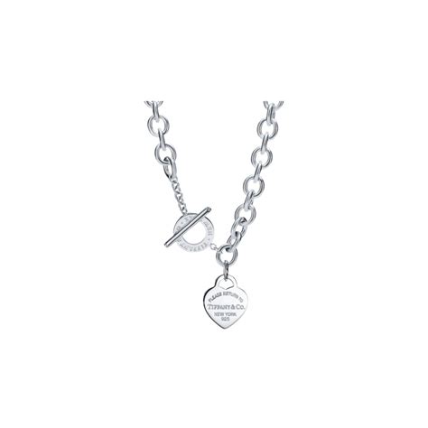 티파니 앤 코 리턴 투 티파니 하트 태그 토글 네클리스 미디움 실버 Tiffany And Co Kream