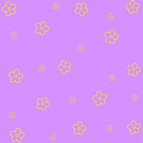 有花的可爱背景向量 Premium矢量