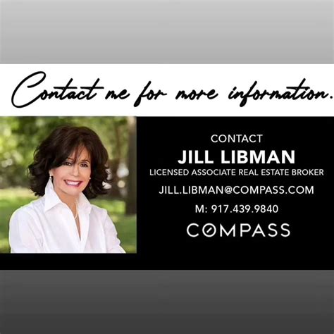 Jill Libman Compass Updated January 2025 New York New York Real Estate Agents Phone