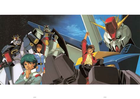 Amuro Ray Kamille Bidan And Judau Ashta Gundam And 3 More Drawn By