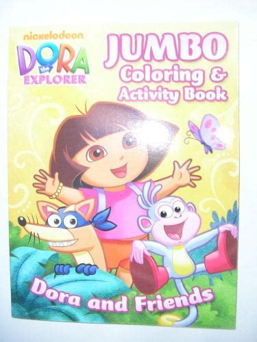 Pre Owned Dora The Explorer Jumbo Coloring And Activity Book Paperback