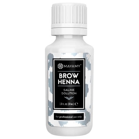 Brow Henna Saline Solution Mayamy 30 Ml Bronsun Australia