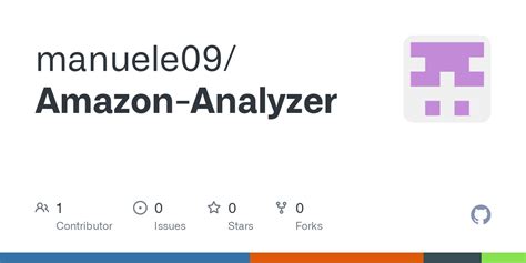 Github Manuele09amazon Analyzer