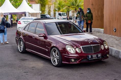 Ruby Red Mercedes Benz E 55 Amg W211 Sedan In Mercedes Benz National