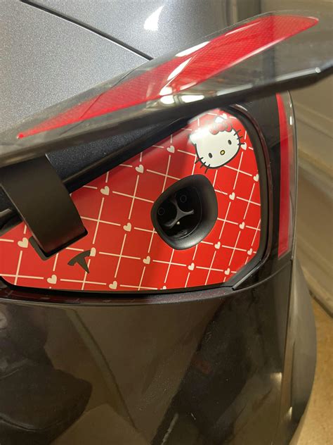 Hello Kitty Nfc Key Card Wrap Tesla Emblems