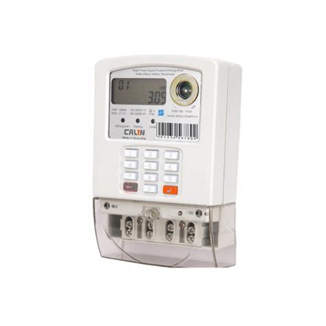 Multi Tariff Single Phase Kwh Meter Prepaid Electricity Meter Class 1