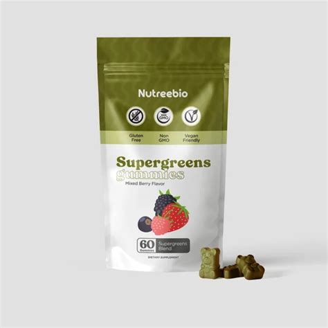 Wholesale Supergreens Gummies For Health Stores Nutreebio