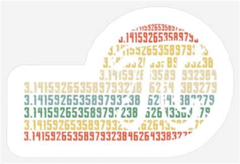 Pi Math Science Stem T 3 14 Pi Day Vintage Retr Stickers Sold By Milka Blistering Sku