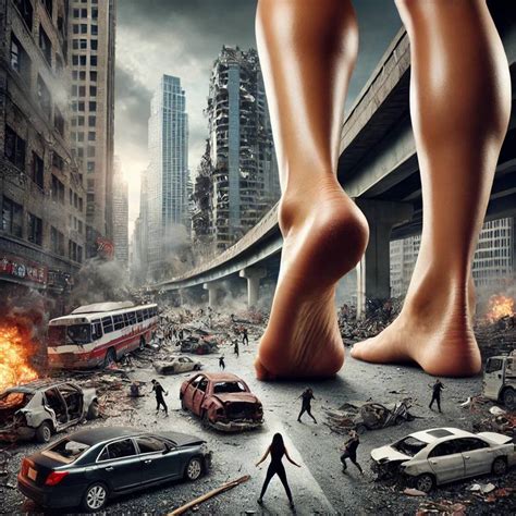 Giantess Barefoot Bareheel By 3741tu On Deviantart