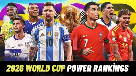 Way Too Early 2026 World Cup Power Rankings Argentina Spain And