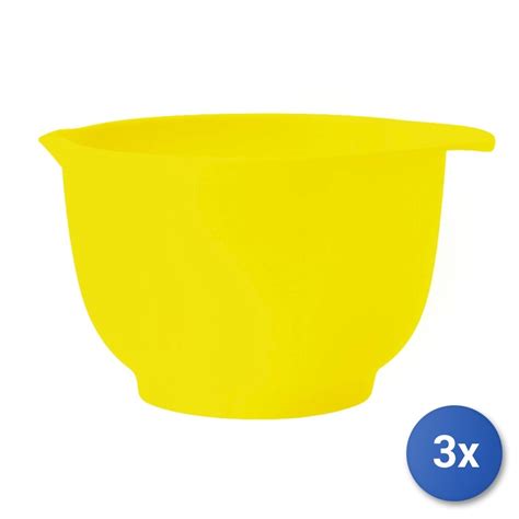 3x Bol Melamina Amarillo Con Borde Cm21 211 Hogar Leroy Merlin