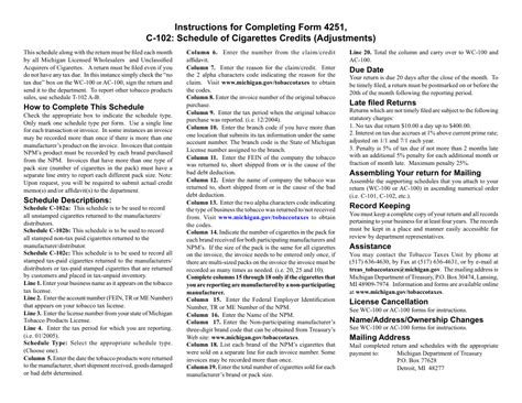 Form 4251 Schedule C 102 Fill Out Sign Online And Download Printable