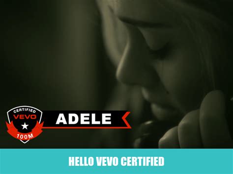 Hello Vevo Certified In 4 Giorni Adele Italia Pagina Ufficiale