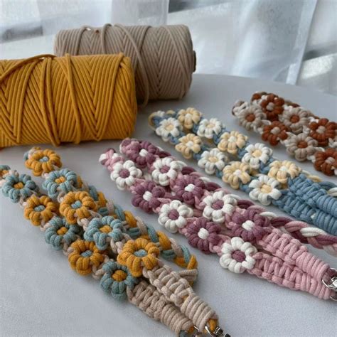 Beginner Level Macrame Tutorial Learn Macrame Macrame Bag Strap Macrame Bag Hanger