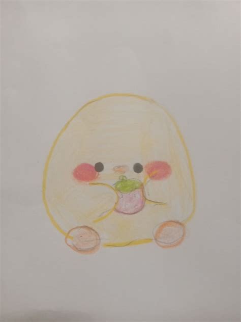 Cute Chicken Doodle Drawing Chibi Hen Yellow Duck Icon Cute Chicken Pfp