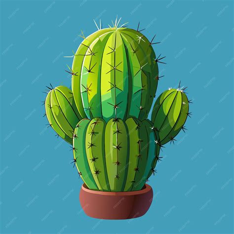 Cactus Clipart Vector Illustration Premium Ai Generated Vector