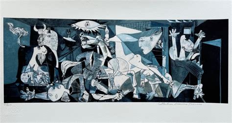 Pablo Picasso Guernica Color Painting Pablo Picasso Sleeper With Red
