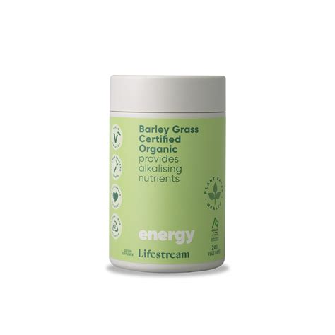 Barley Grass Certified Organic Lifestream Nz