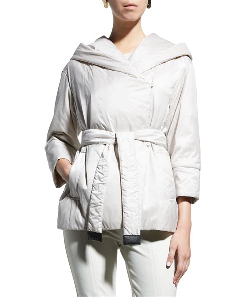 Max Mara Spaces Hooded Puffer Jacket Neiman Marcus